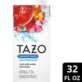 Tazo Unsweetened Passion Iced Tea Concentrate - 32 fl oz - Walmart.com