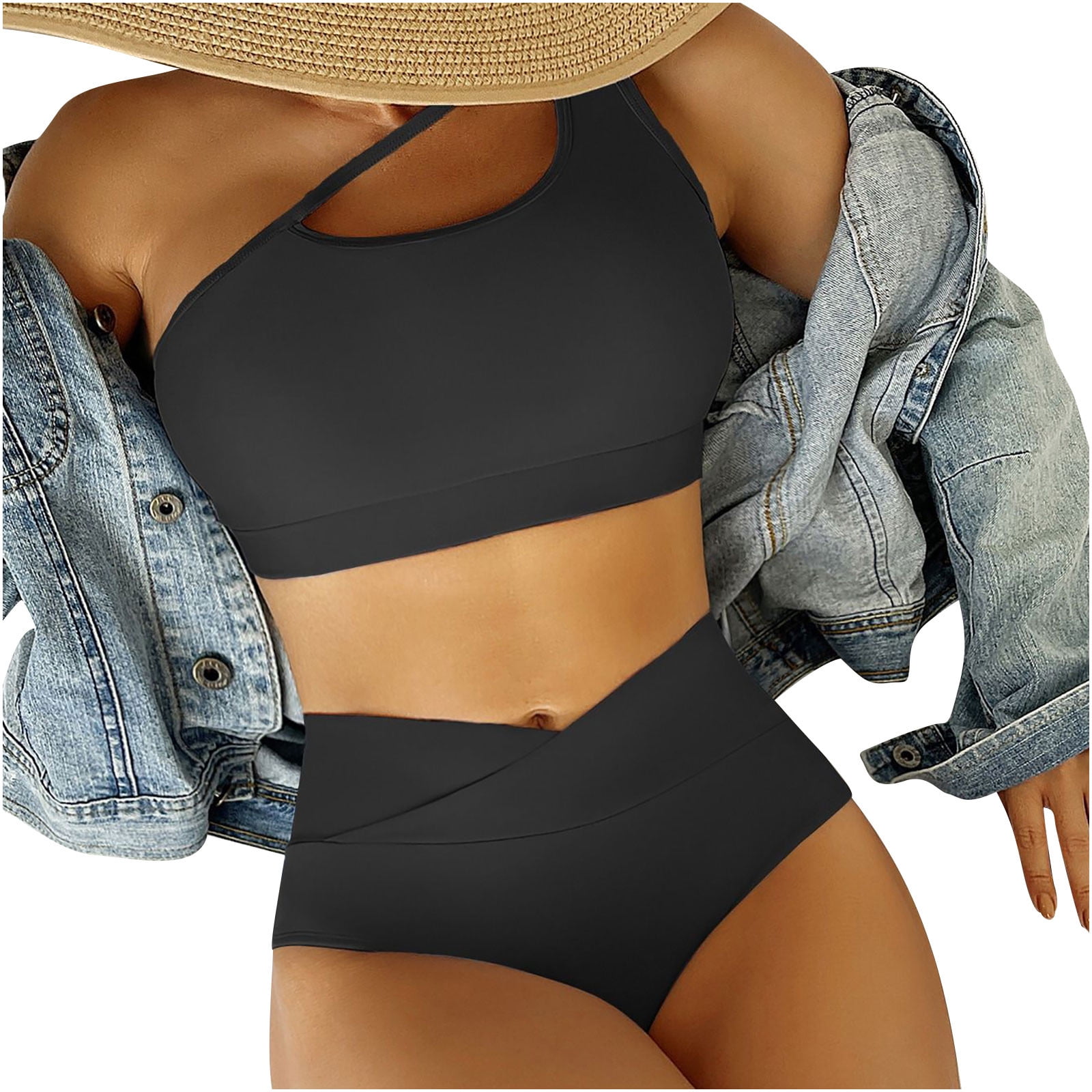 Tbopshirt Bathing Suits for Women 2 Piece,Womens Swimsuits,Fashionista Lady Containing Chest Pad ...