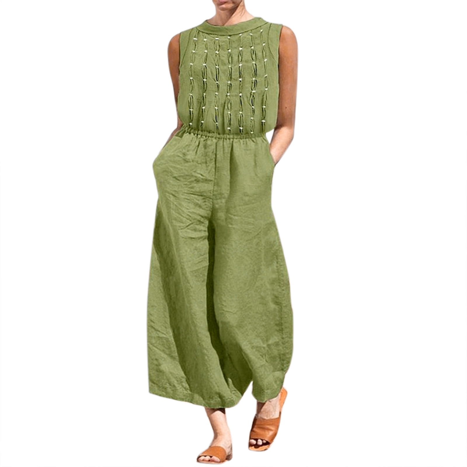 Tbopshirt Jumpsuits for Women,Women's Plus Size Rompers Wide Leg ...