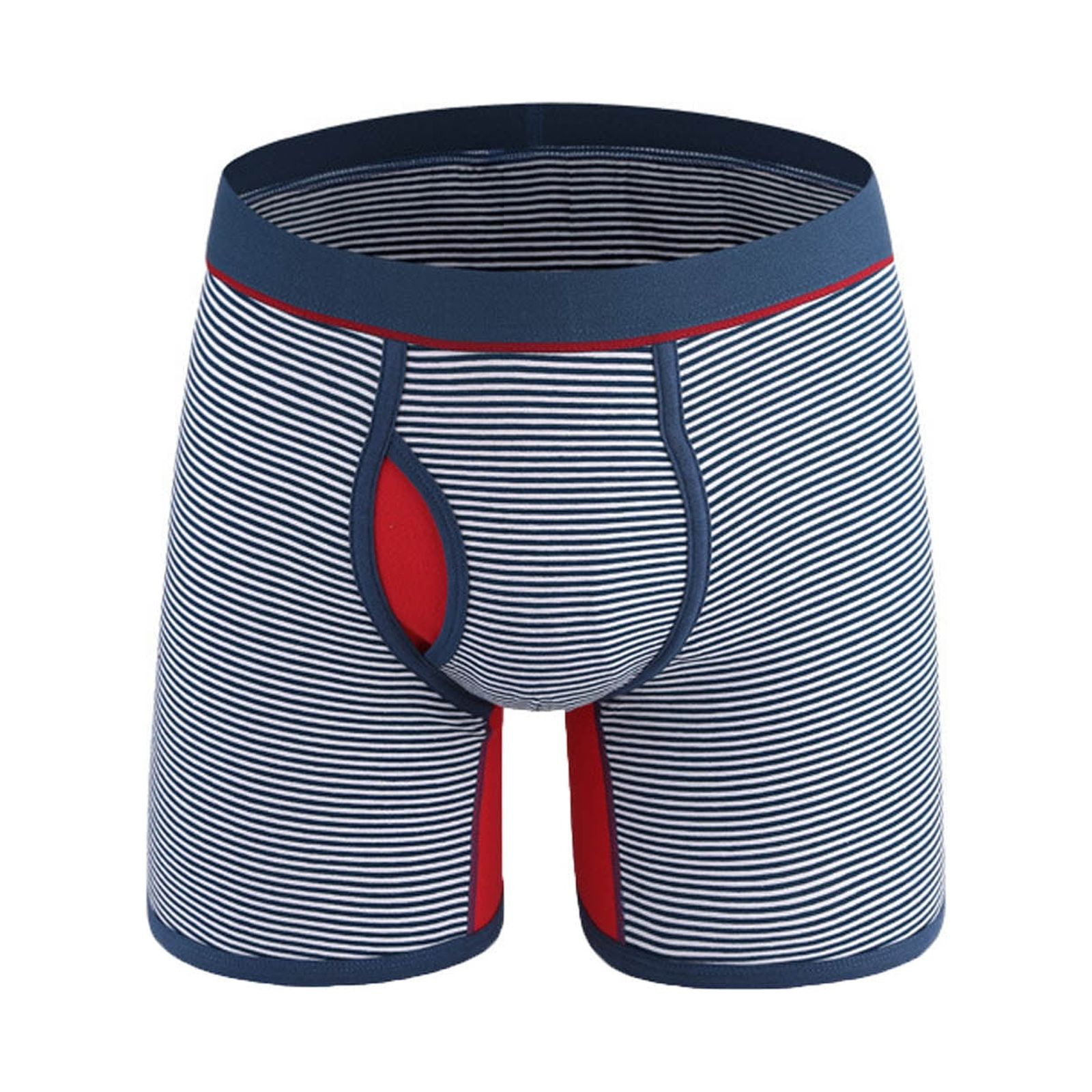 Tbopshirt Mens Boxers Briefs Clearance,Men's Striped Underwear Low ...