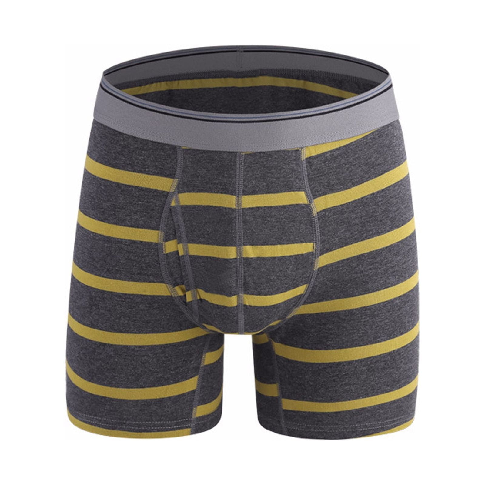 Tbopshirt Mens Boxers Briefs,Men's Striped Underwear With Side Opening ...
