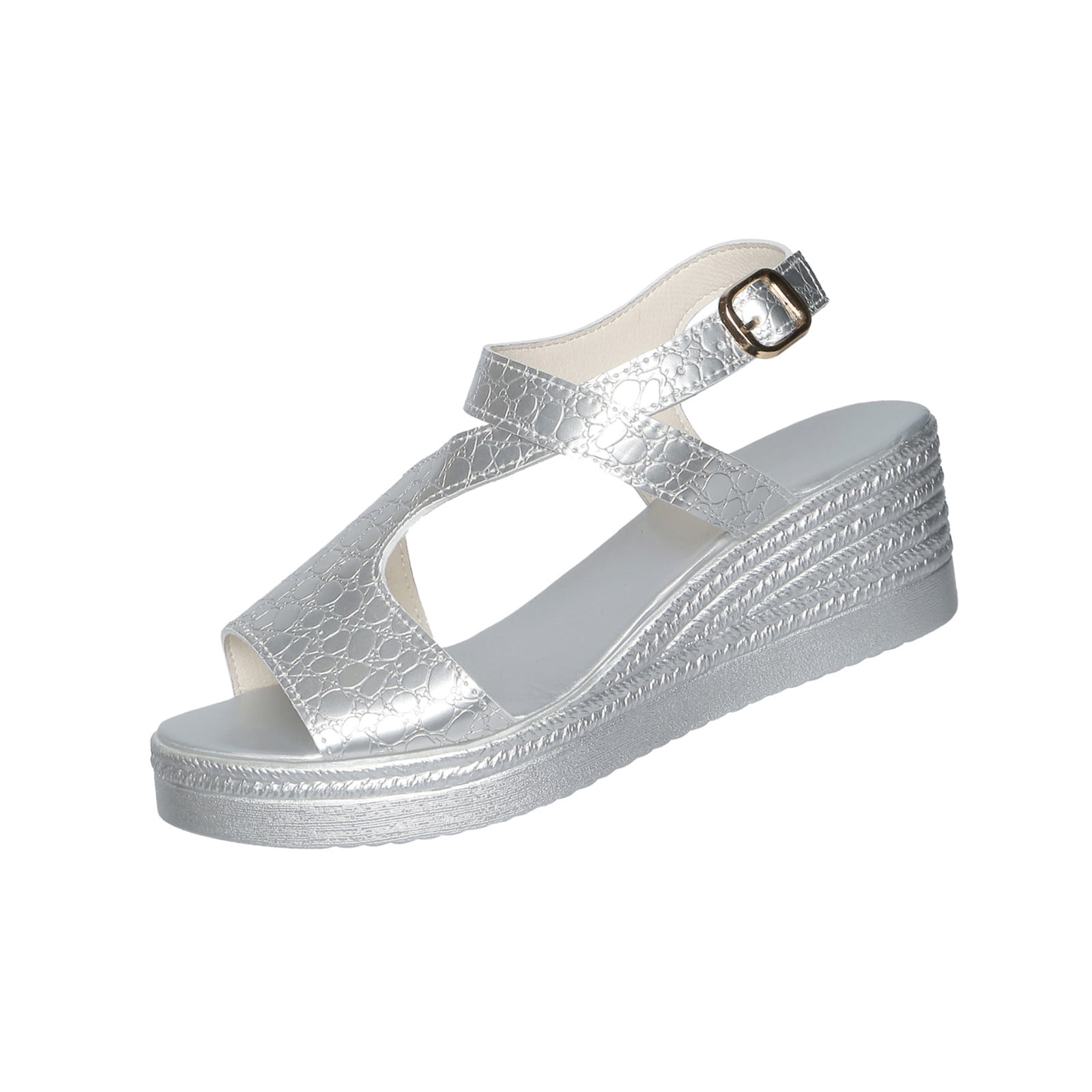 Tbopshirt Summer Orthopedic Wedge Sandals for Women Dressy Wide Width ...