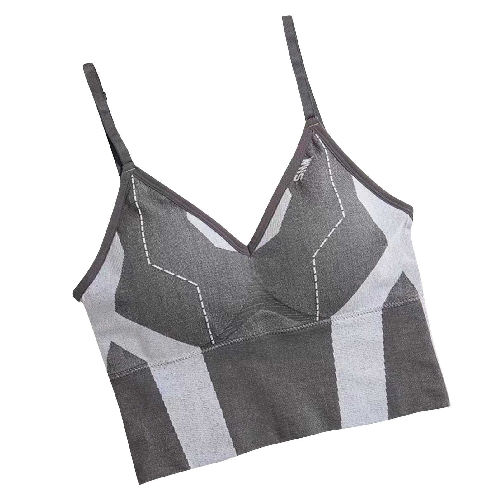 Tbopshirt Wirefree Sports Bras Clearance,Stretch Push-Up Womens Bras ...
