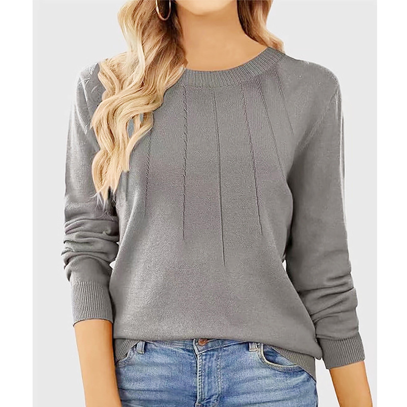 Tbopshirt Womens Sweaters Clearance Under $5,Fall Sweaters for Women ...