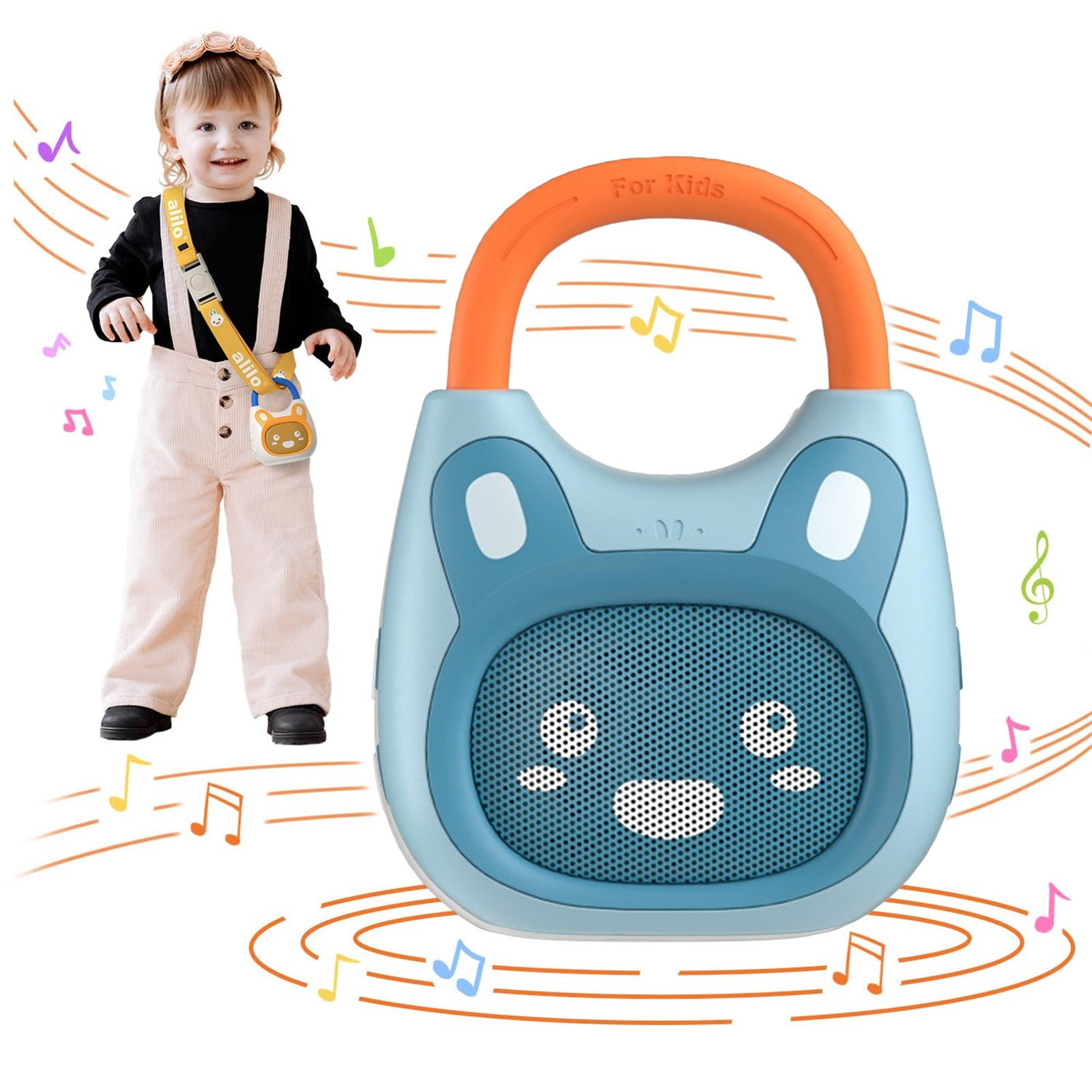 Tbslaqlo Pocket Bunny Portable Sound Machine For Baby Kids Audio Player ...