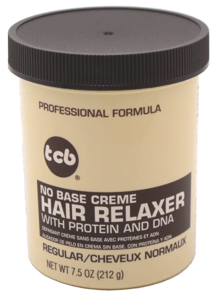 Tcb Hair Relaxer No Base Creme 7.5 Ounce Regular Jar (221ml) (Pack of 3 ...