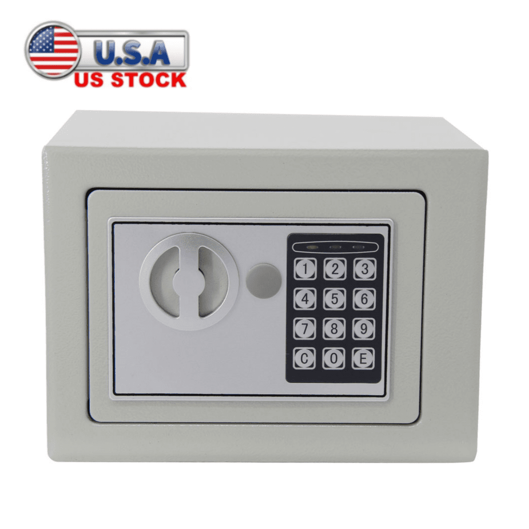 Tcbosik 0.17 Cubic Feet Safe Box, Electronic Digital Security Keypad ...