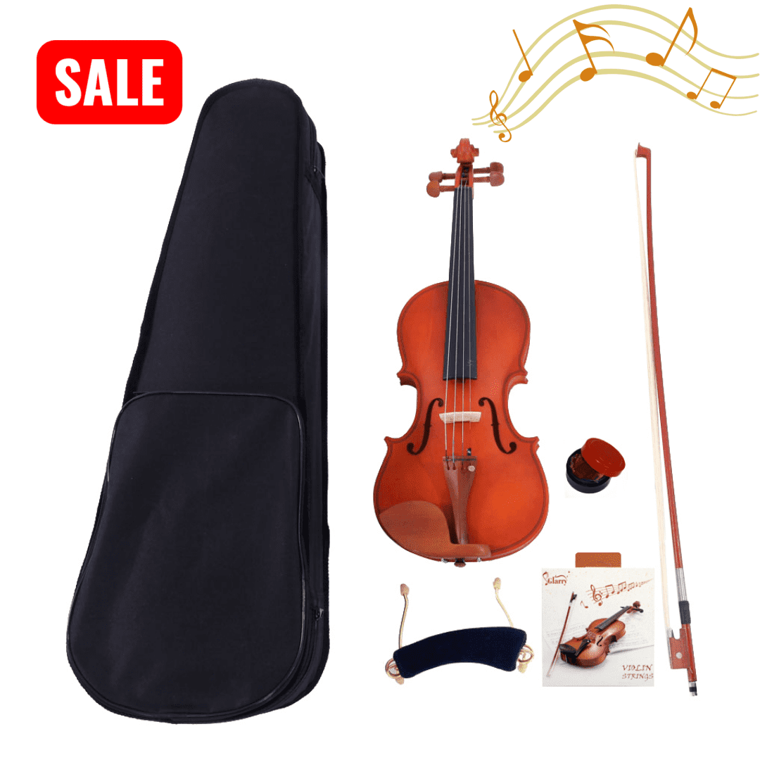 Tcbosik 1/2 Violin Set for Beginners, Fiddle with Case, Bow, Rosin ...