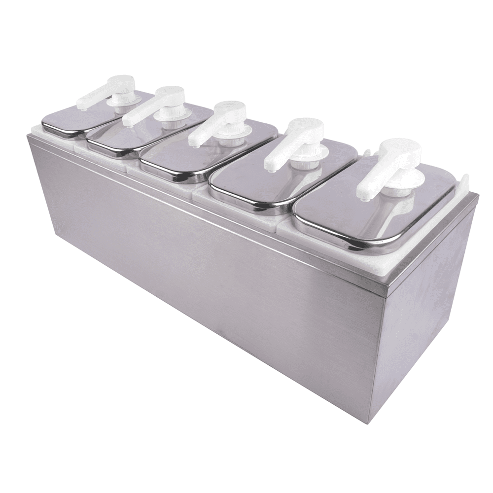 Tcbosik 10L Sauce Dispenser Pump, Stainless Steel Sauce Condiment Pump ...