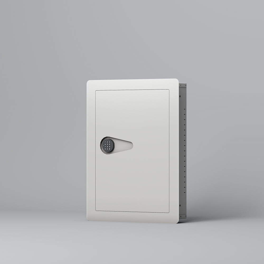 Tcbosik 16" Wall Digital Safe, Flat Hidden Wall Mount Safe with ...