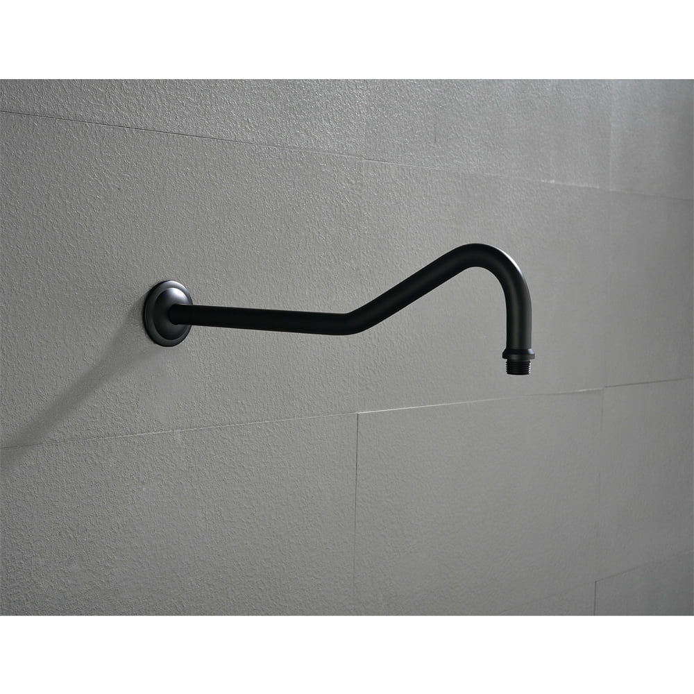 Tcbosik 17.3in Wall Mounted Shower Pipe Arm for Fixed Shower Head ...