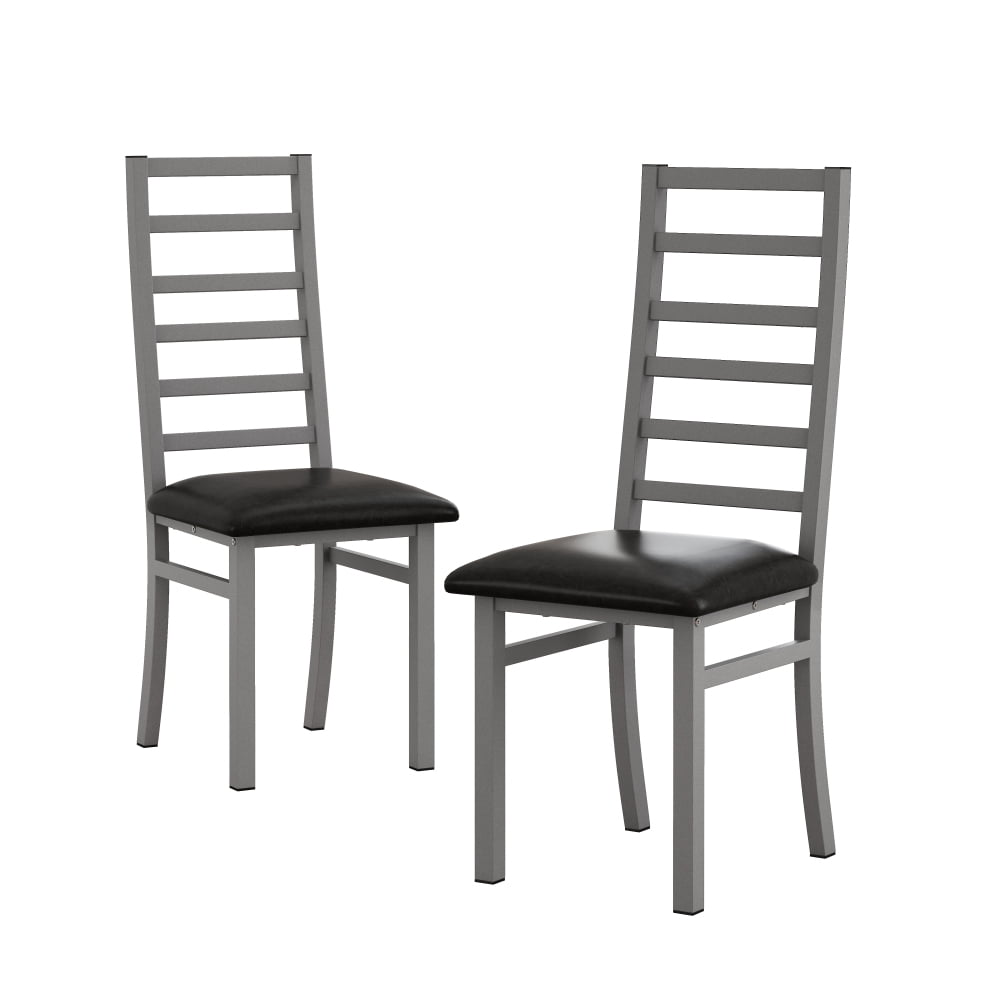 Tcbosik 2 Pack Dining Chairs with Metal Legs, Upholstered Dining Room ...