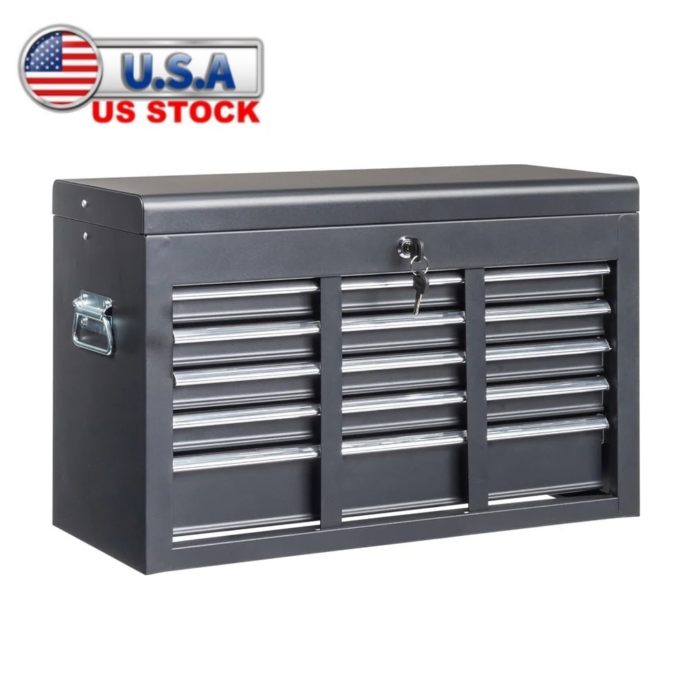 Tcbosik 24" Steel Tool Box, 5-Drawer Portable Craftsman Tool Box with ...