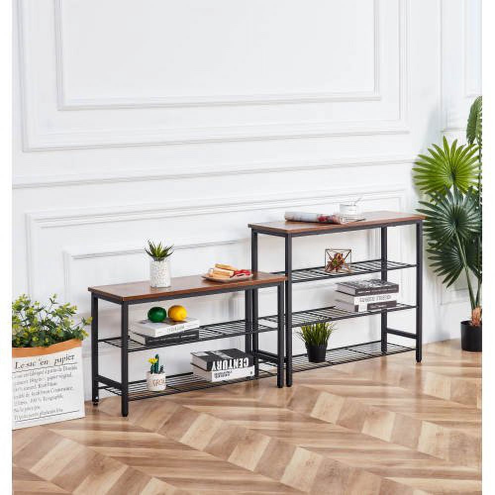 Tcbosik 2pcs/set 3&4-tier Metal Shoe Rack, Modern Multifunctional Shoe ...