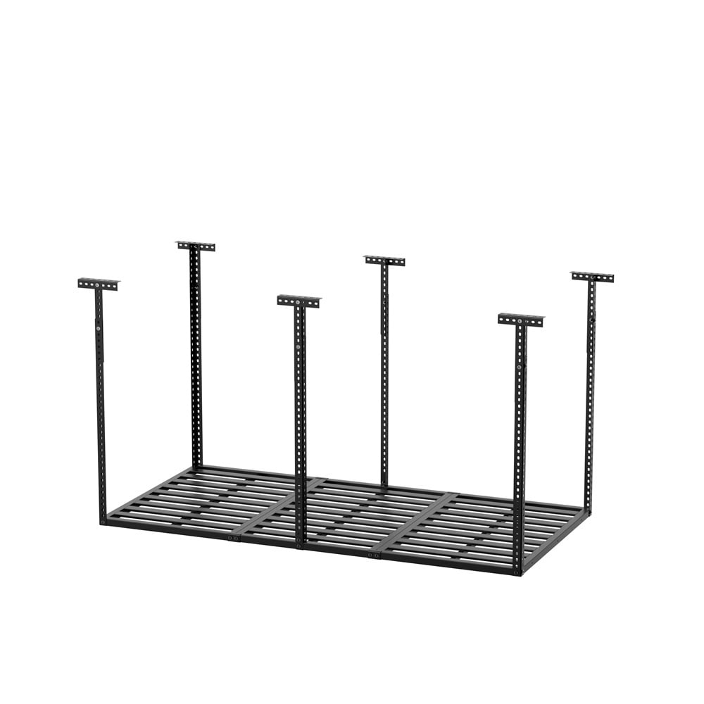 Tcbosik 3x6ft Overhead Garage Storage Rack, Heavy Duty Adjustable ...