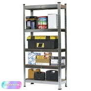 Walmart 5-Tier Heavy Duty Steel Storage Shelf, Adjustable for Kitchen ...