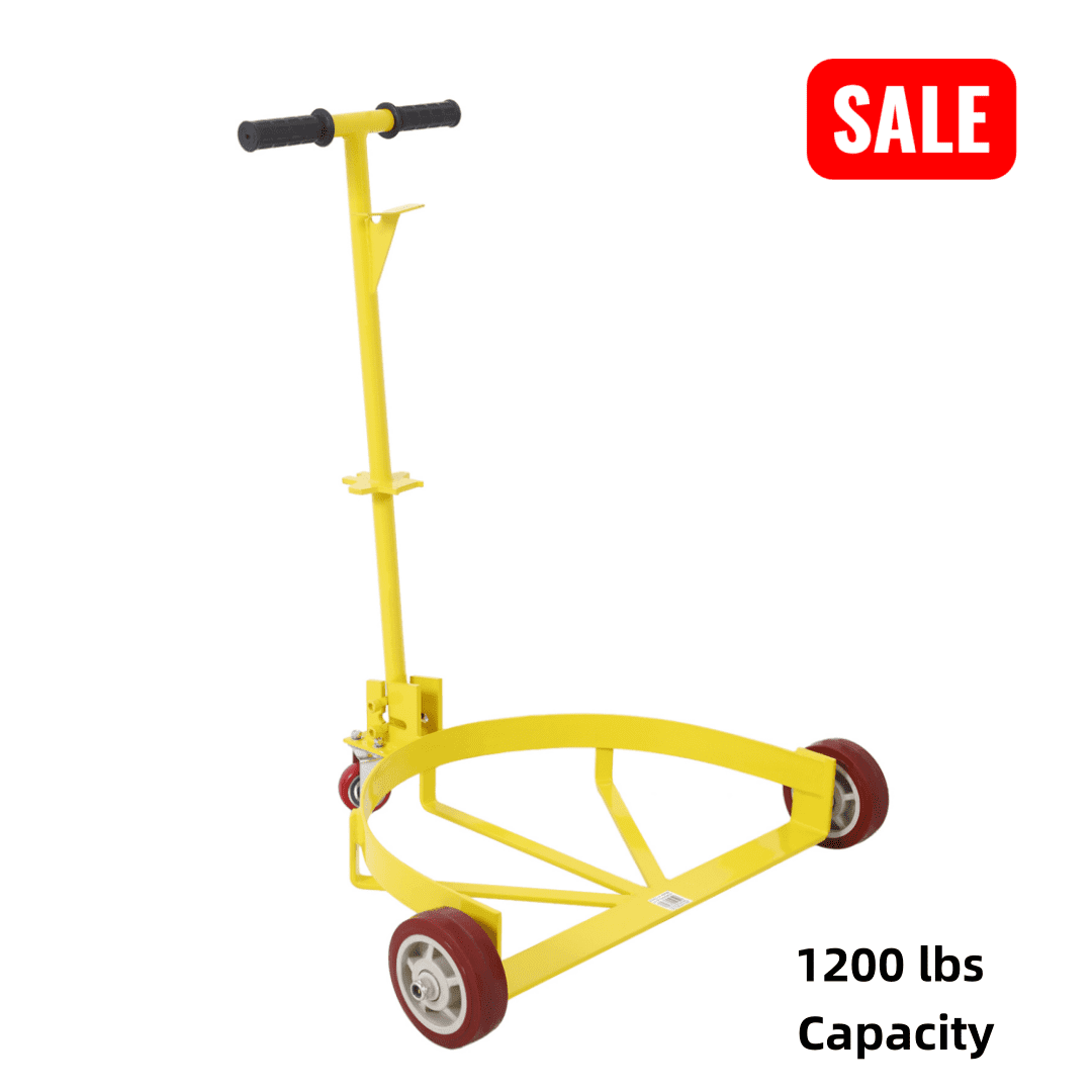 Tcbosik 55 Gallon Drum Dolly, 1200 lbs Capacity Oil Drum Cart with 3 ...