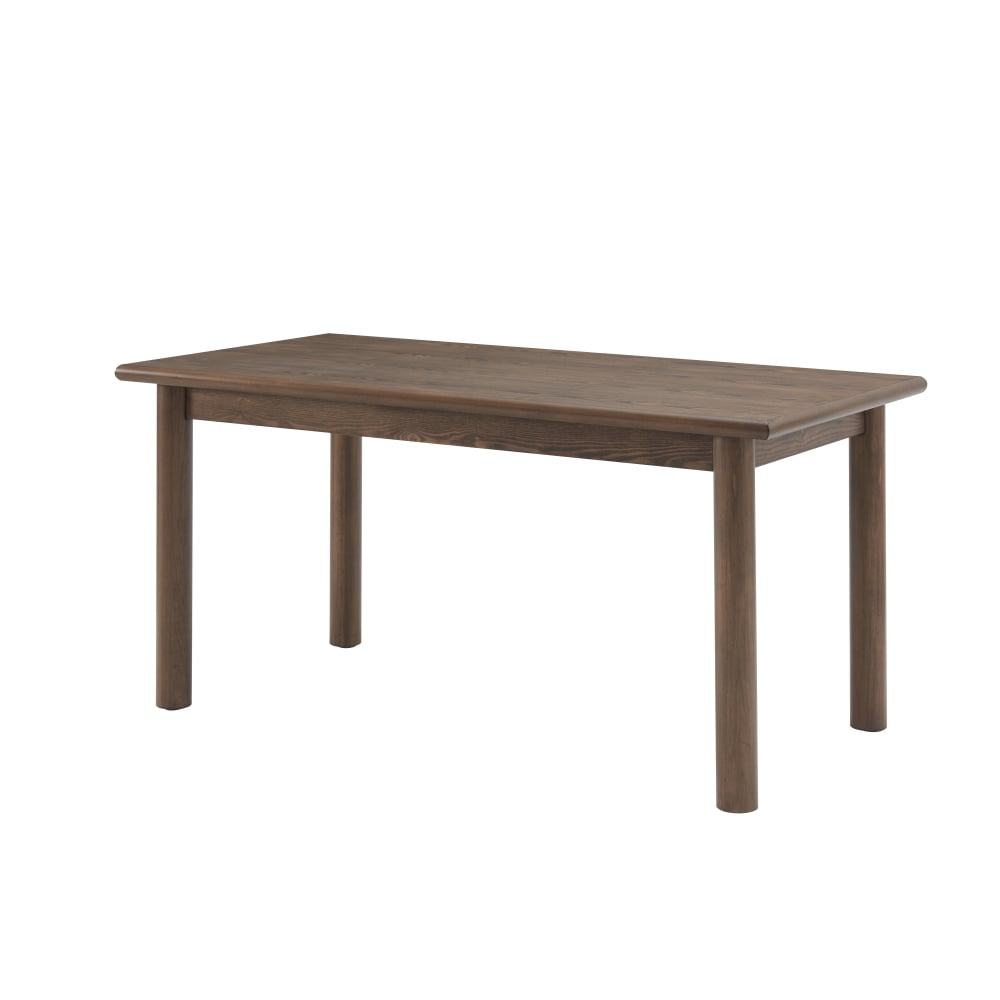 Tcbosik 60 inch Dining Table, Kitchen Table with Solid Wood Legs, Easy ...