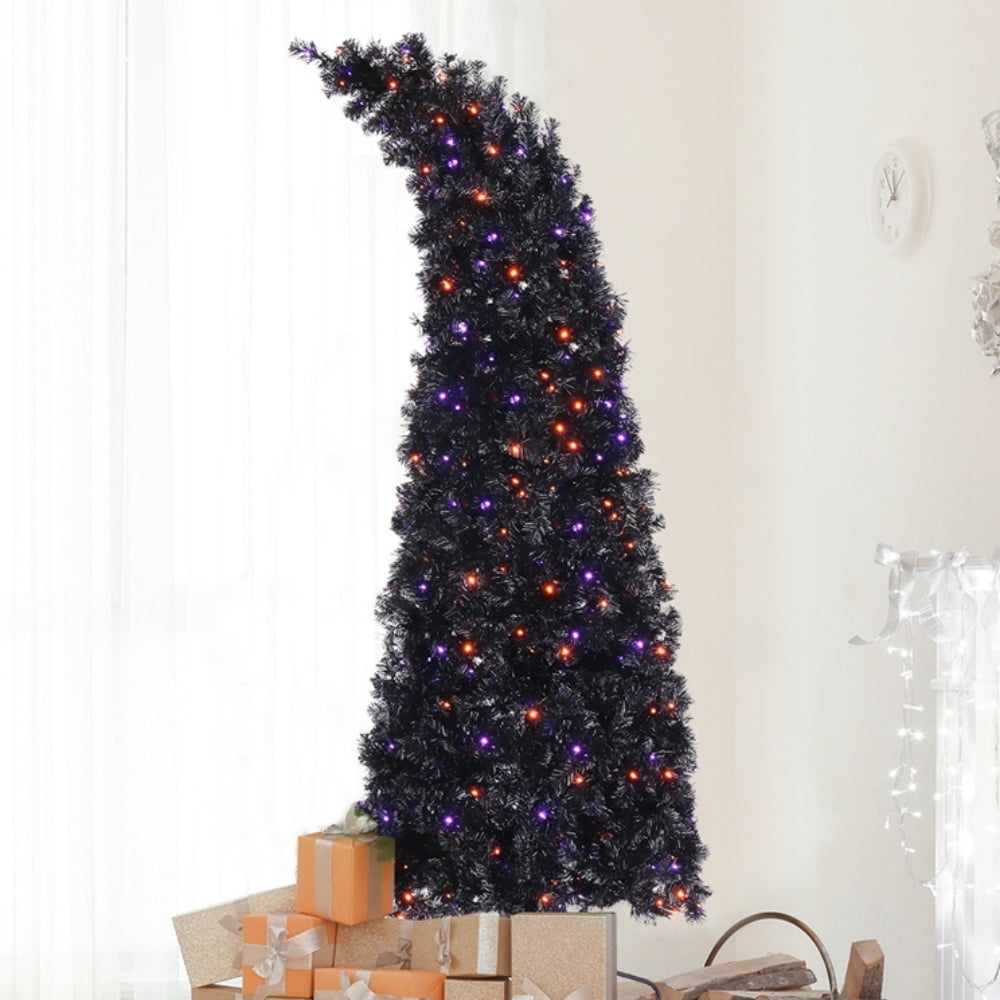 Tcbosik 7FT Artificial Christmas Tree with Remote Control, Pre-Lit ...