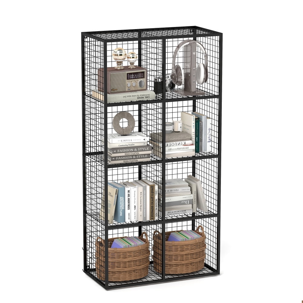 Tcbosik 8-Cube Metal Storage Organizer, Modular Wire Shelving Unit ...