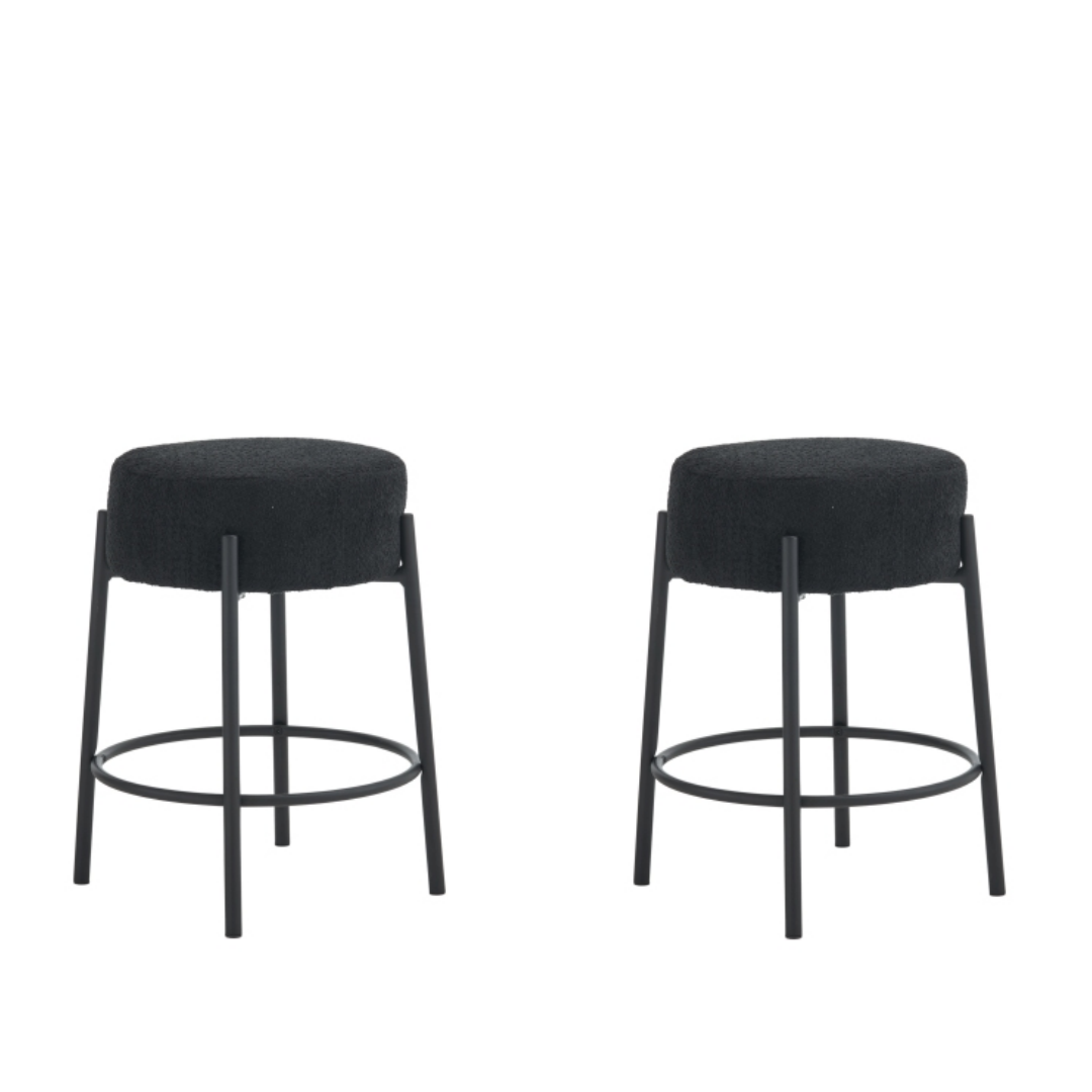 Tcbosik Backless Counter Height Bar Stools, Modern Bar Stools with ...