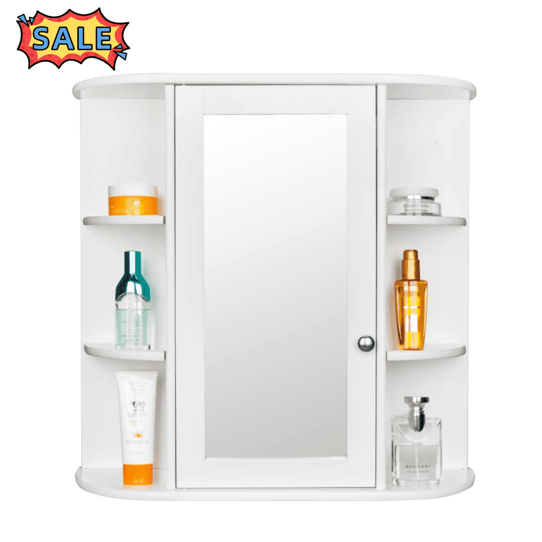 Tcbosik Bathroom Mirror Medicine Cabinet with Storage, Wall Mount ...