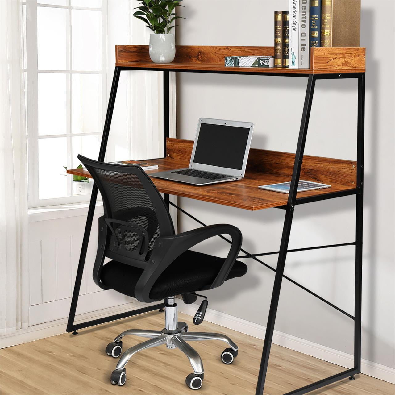 Tcbosik Computer Desk, Activity Table with Shelf, Gaming Desk, Writing ...