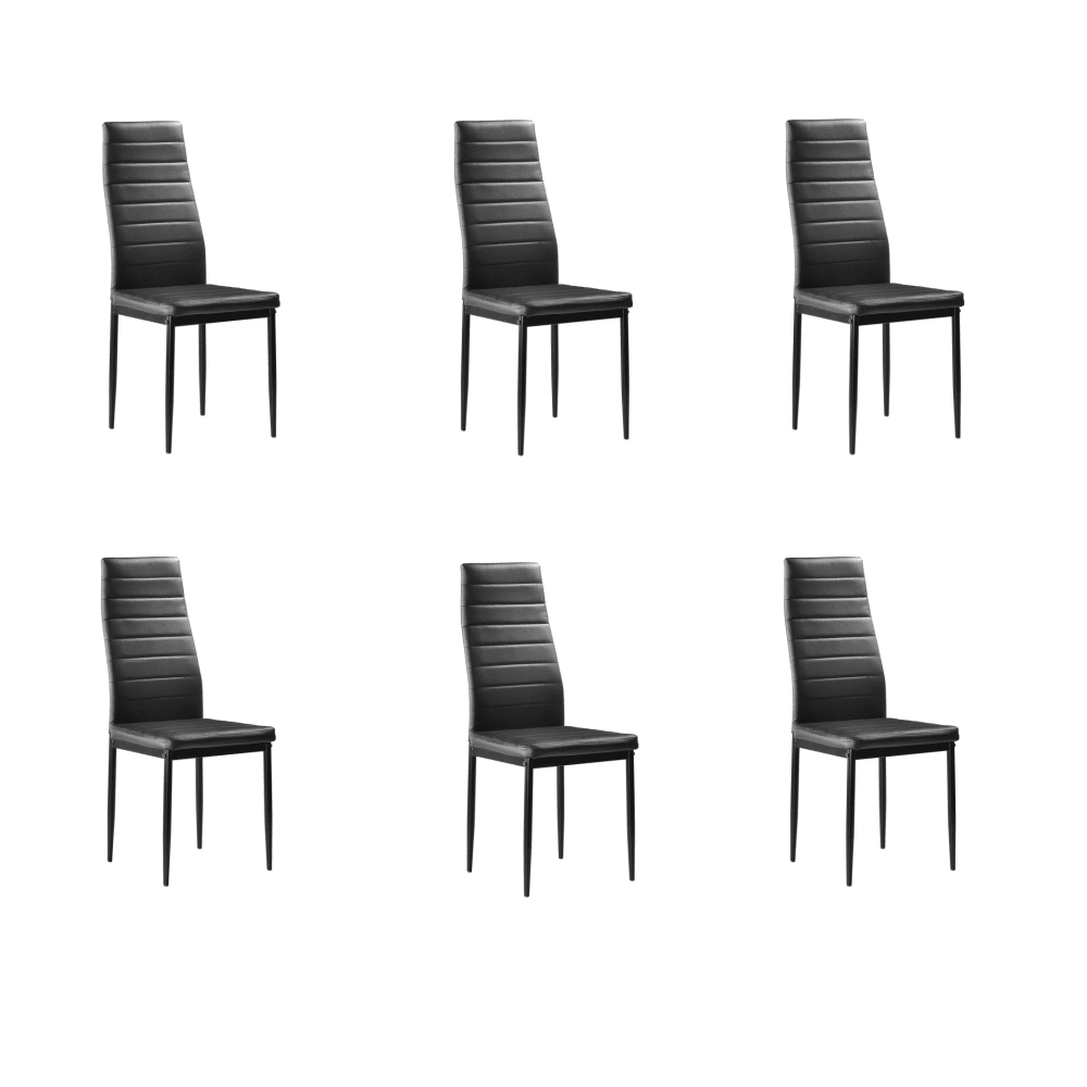 Tcbosik Dining Chairs Set of 6, Kitchen Chairs with High Back and ...