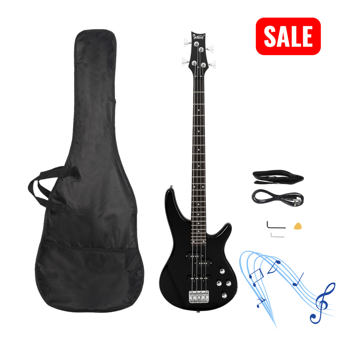 Tcbosik Electric Bass Guitar Full Size, 4 String Exquisite Stylish Bass ...