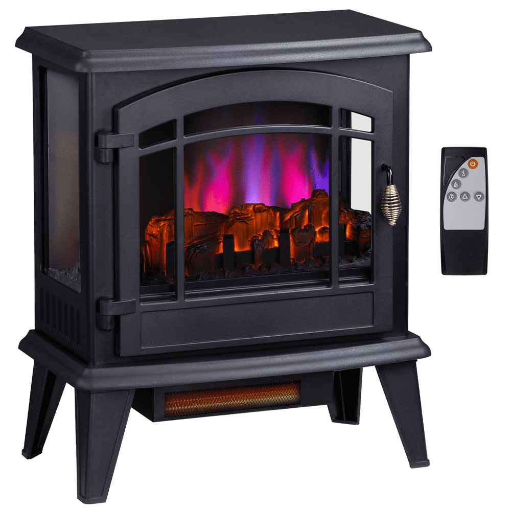 Tcbosik Electric Fireplace Heater, Indoor Heater with Timer, Remote ...