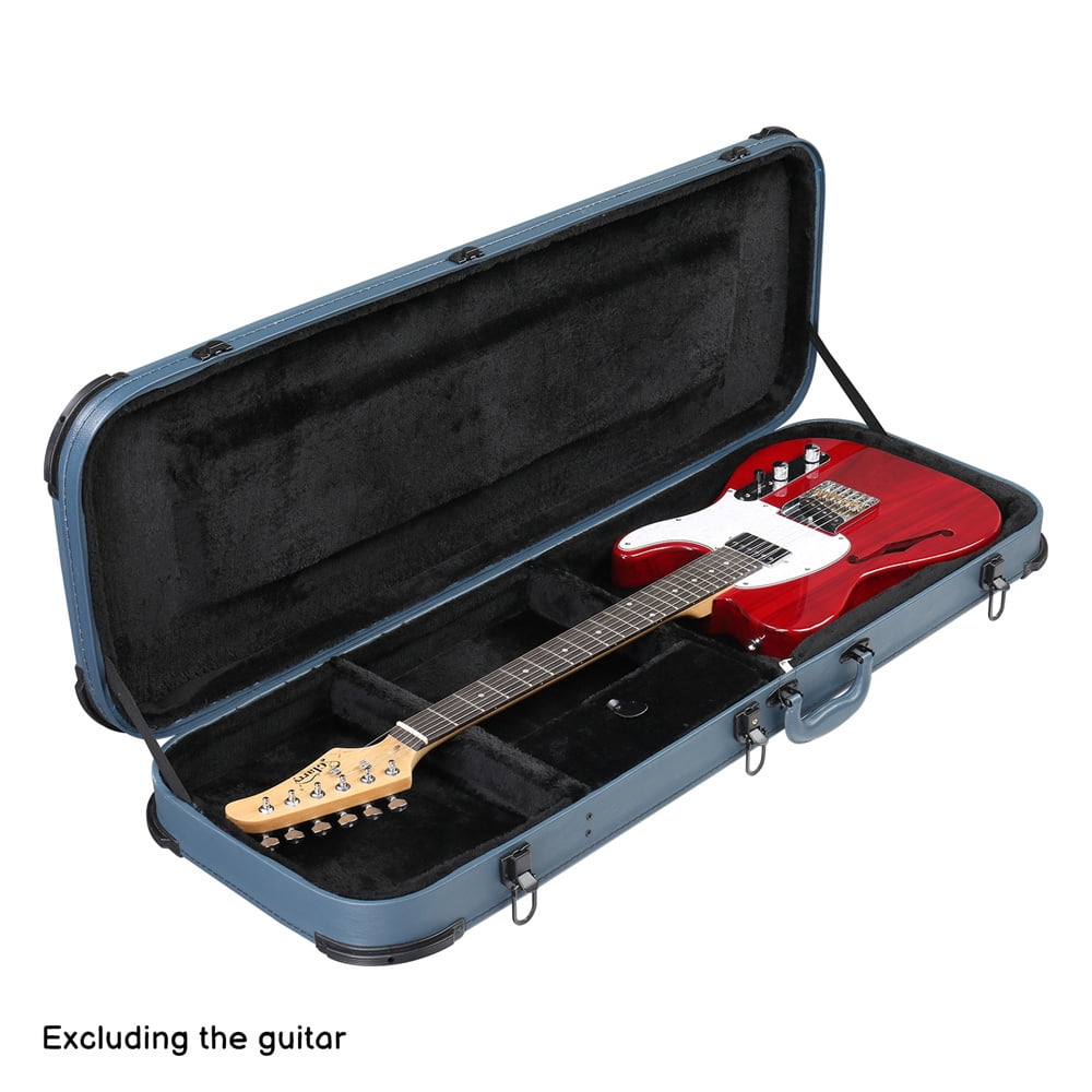 Tcbosik Electric Guitar Hard Case with Lock, Electric Guitar Hard-Shell ...