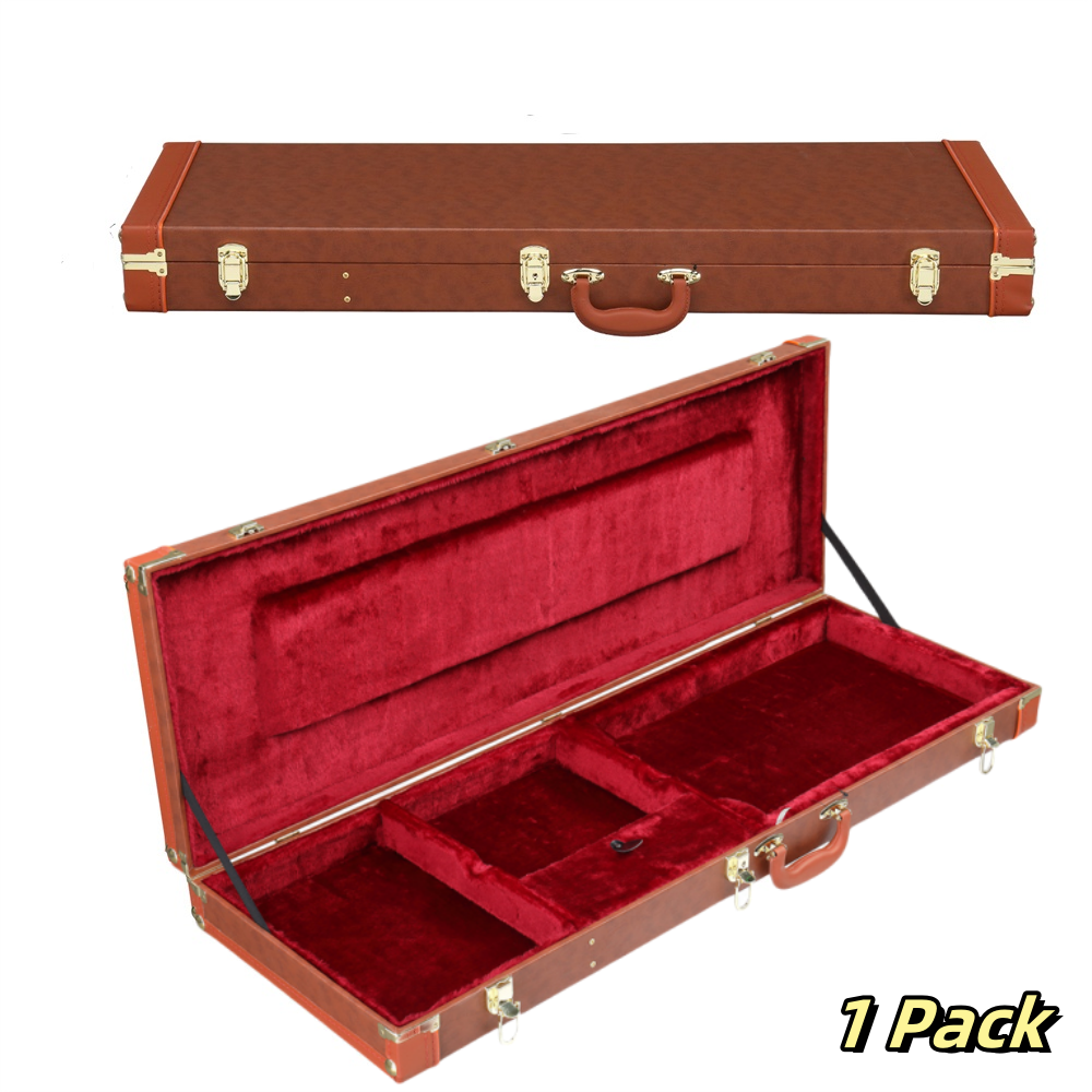 Tcbosik Electric Guitar Hard Case, Rectangle Electric Guitars Hard ...