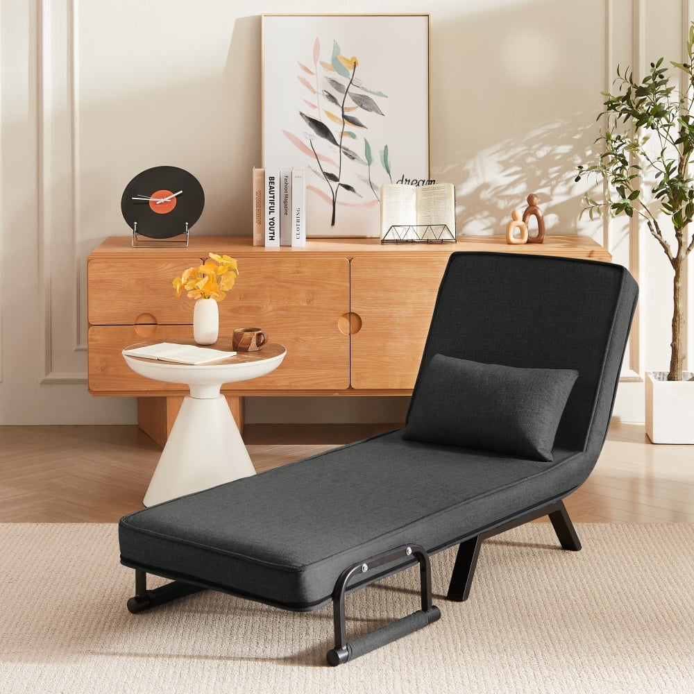 Tcbosik Folding Chair Bed, 5 in 1 Comfy Convertible Sleeper Sofa with ...