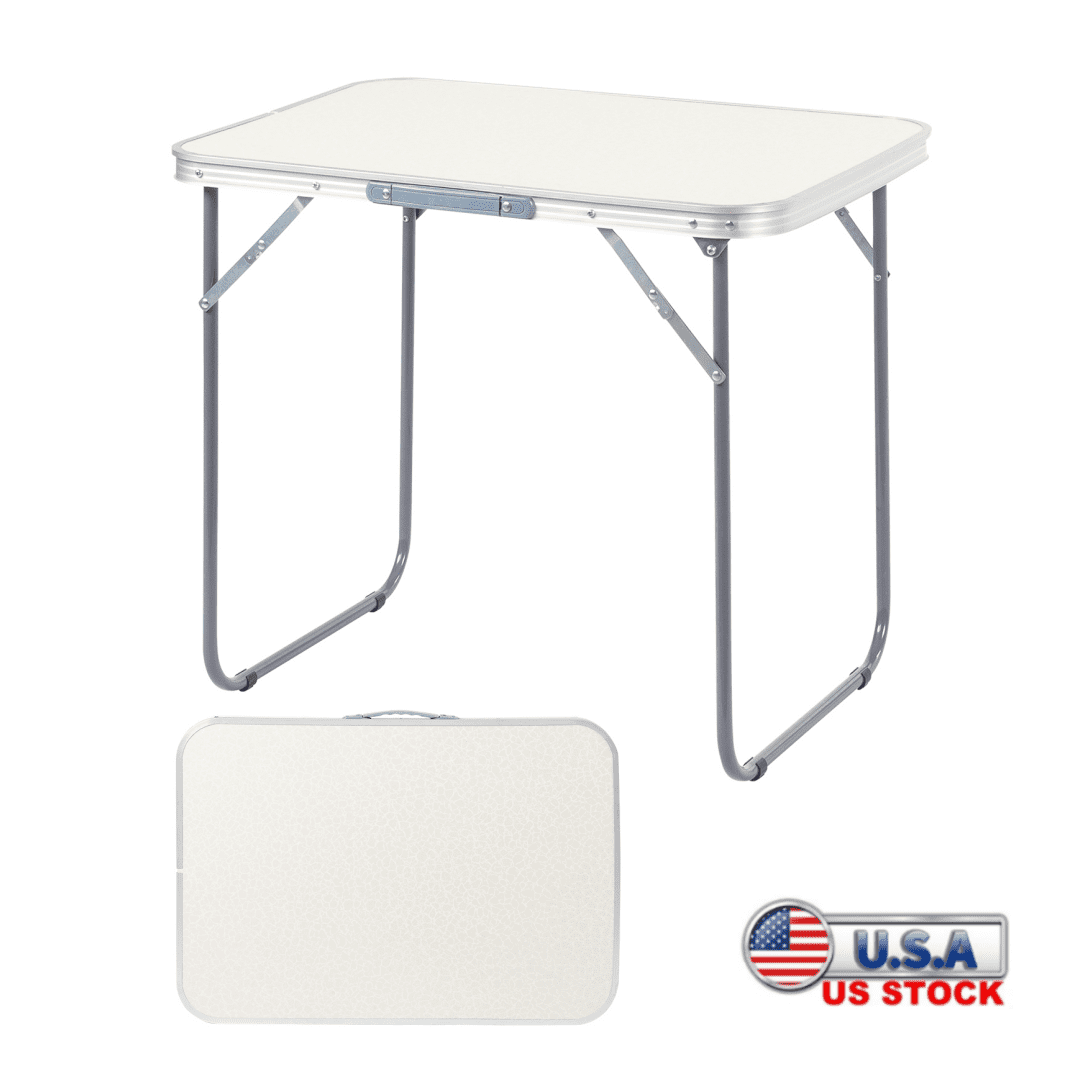 Tcbosik Folding Table, Small Aluminum Camping Table for Indoor ...