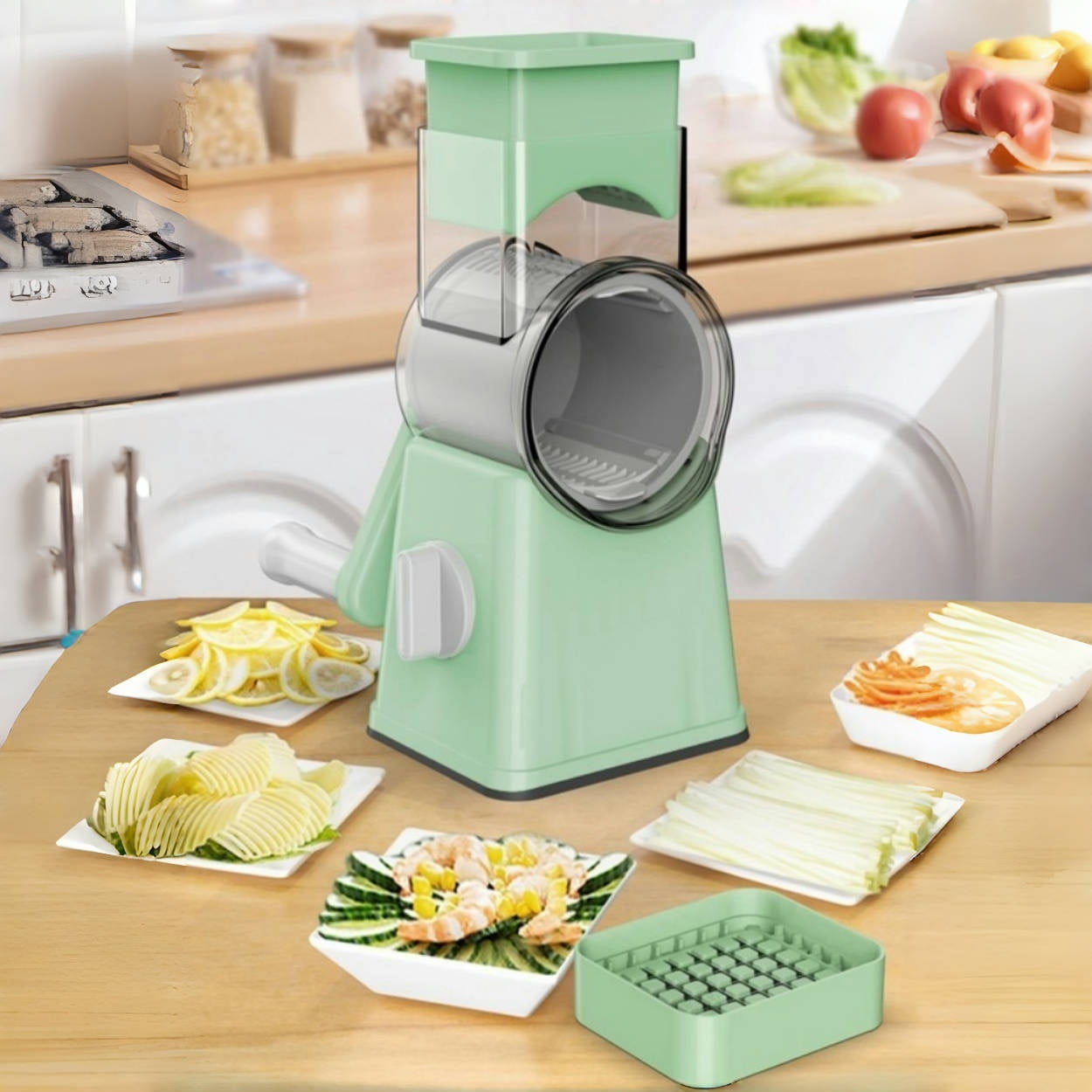 Tcbosik Hand Food Chopper, Quick Manual Vegetable Chopper, Mixer ...
