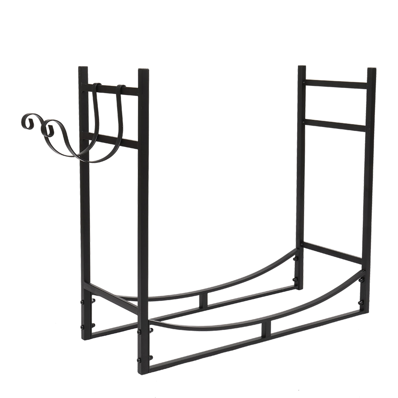 Tcbosik Heavy Duty Firewood Racks 33" Indoor/Outdoor Log Rack with ...