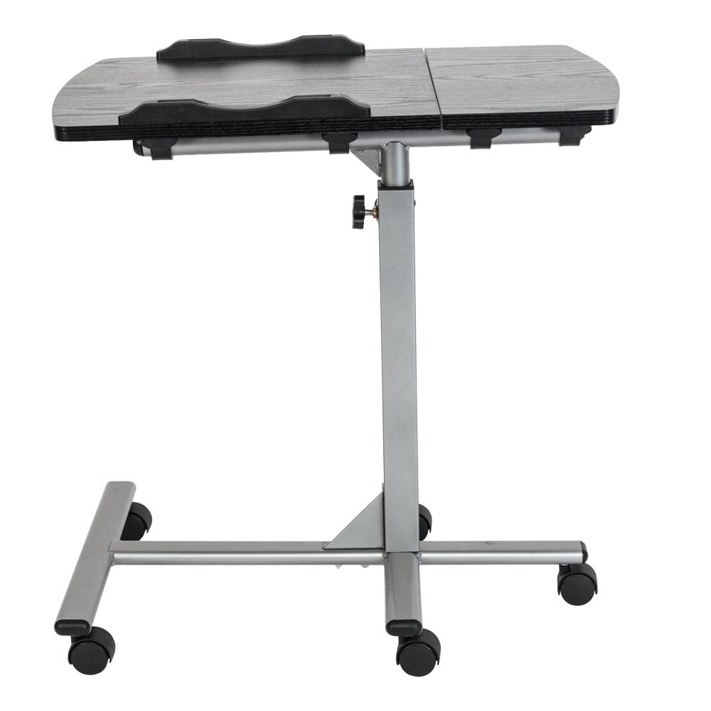 Tcbosik Mobile Computer Desk, Height Adjustable 30 inches Rolling ...