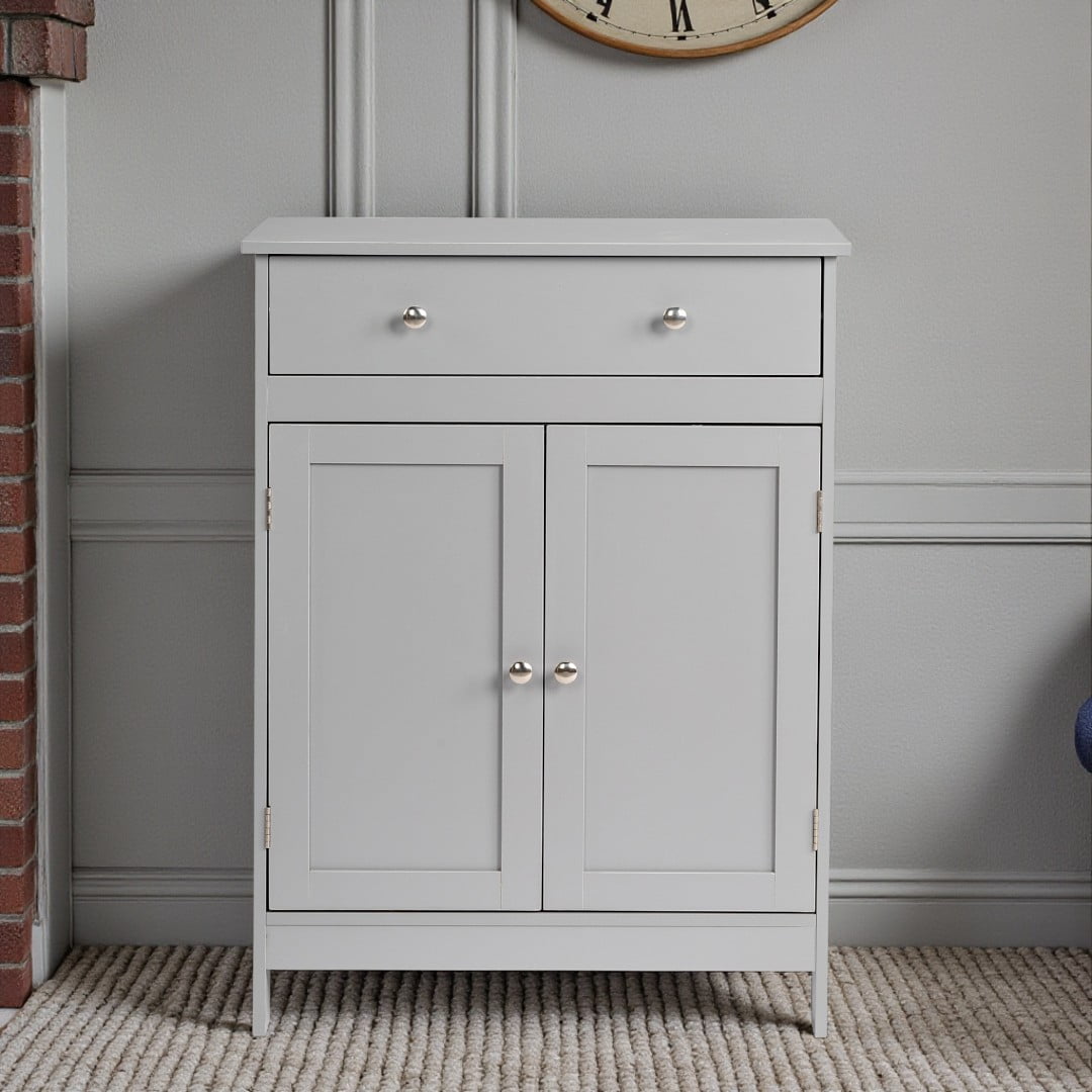 Tcbosik Modern Bathroom Cabinet with One Drawer, 2-Door Storage Unit ...
