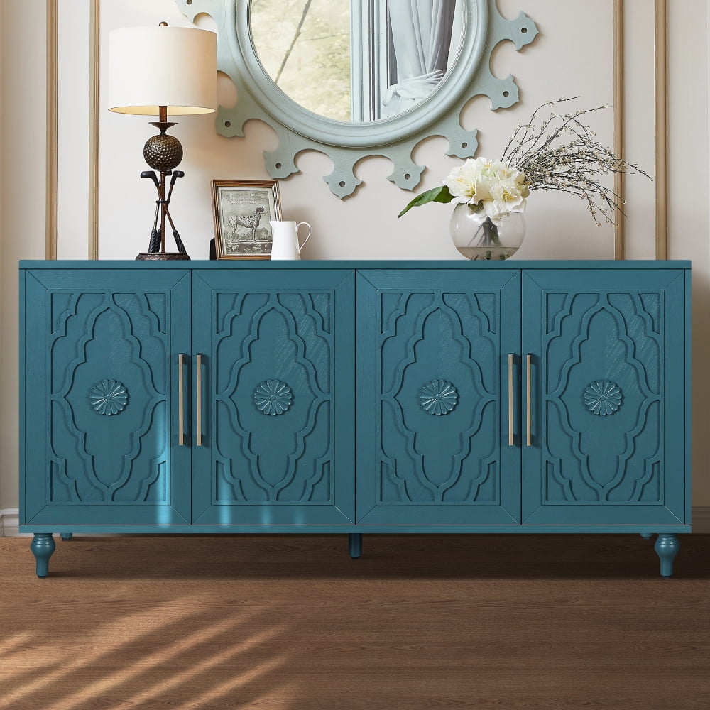 Tcbosik Modern Sideboard Cabinet, Buffet Storage Cabinet with ...