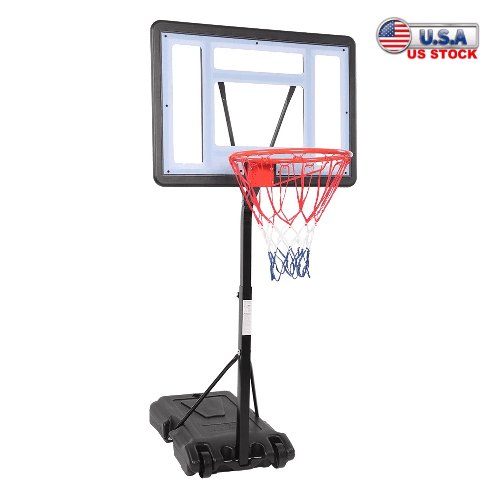 Tcbosik Poolside Basketball Hoop, 45.2" - 53.1" Height Adjustable ...