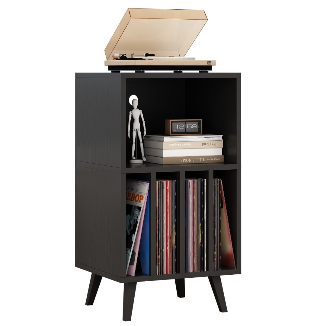 Tcbosik Record Player Stand, Turntables Stand with Vinyl Record Storage ...