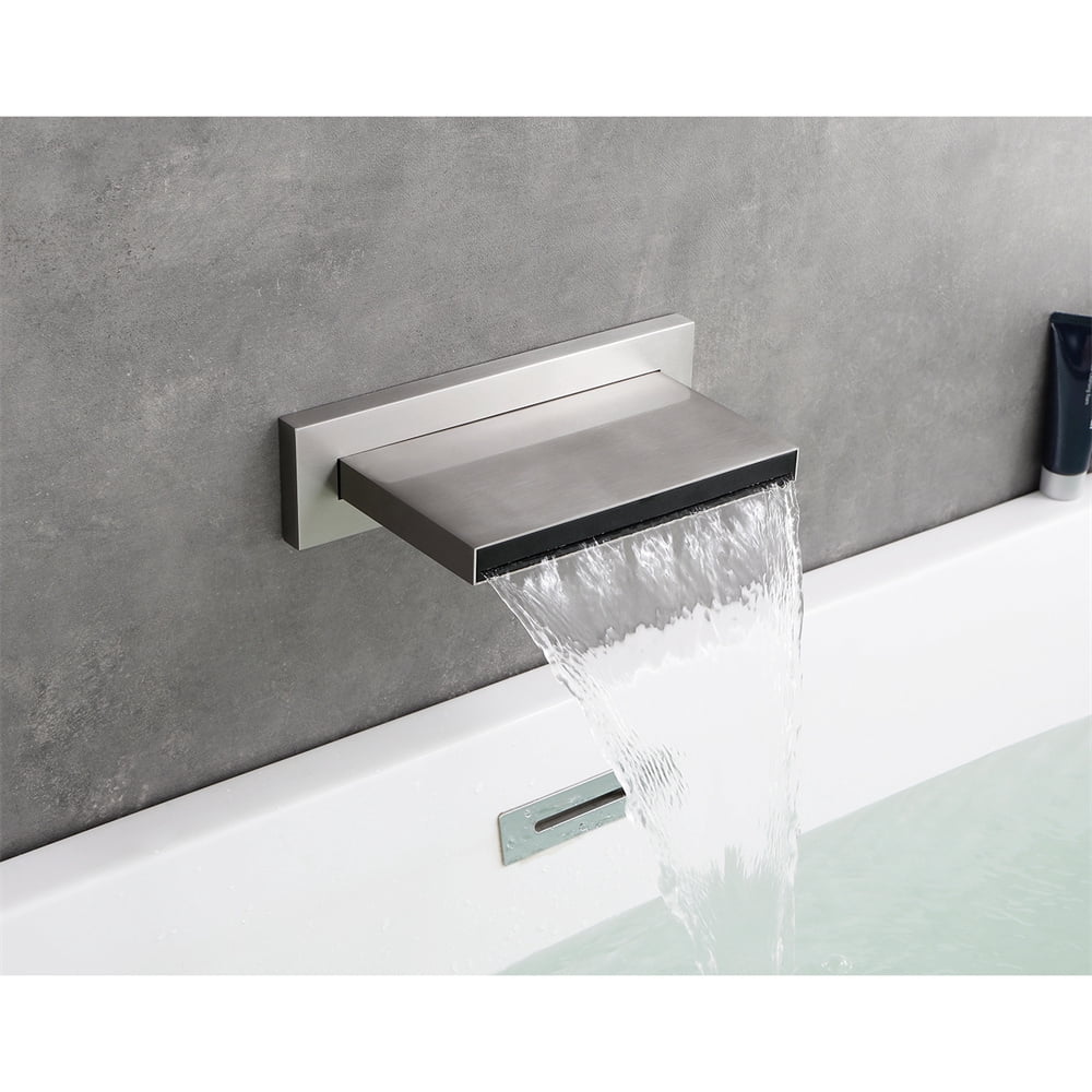 Tcbosik Silver Wall Mount Tub Filler Spout for Bathroom Sink, Multiple ...