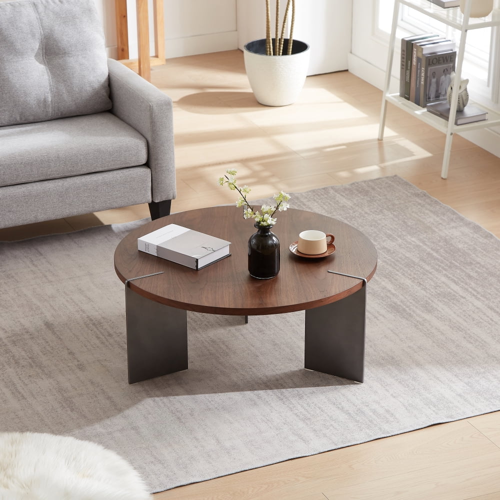 Tcbosik Simple Coffee Table, 35.4" Modern Cocktail Table, Center Table ...