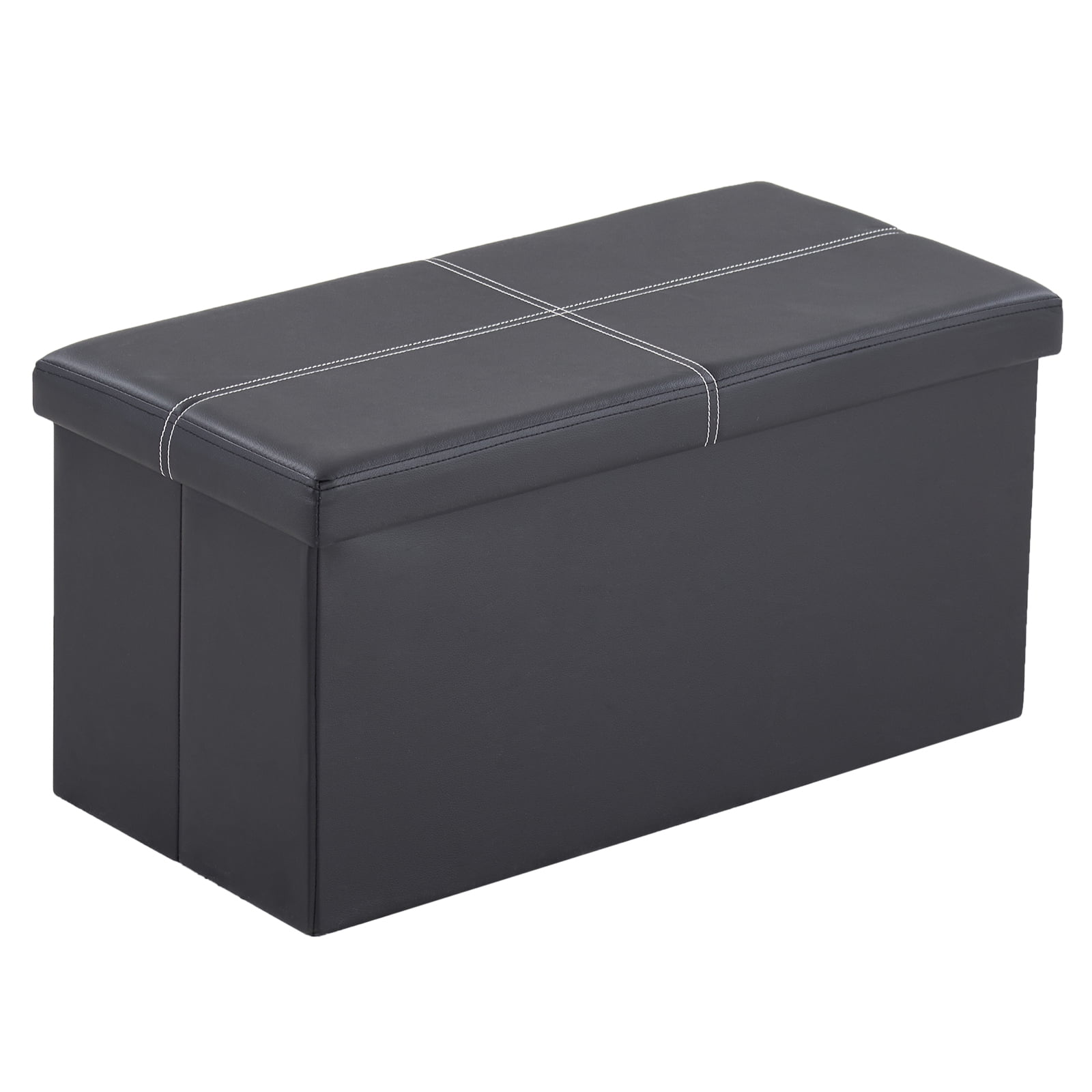 Tcbosik Storage Box, Footrest Stand, Glossy With Lines PVC Foldable ...
