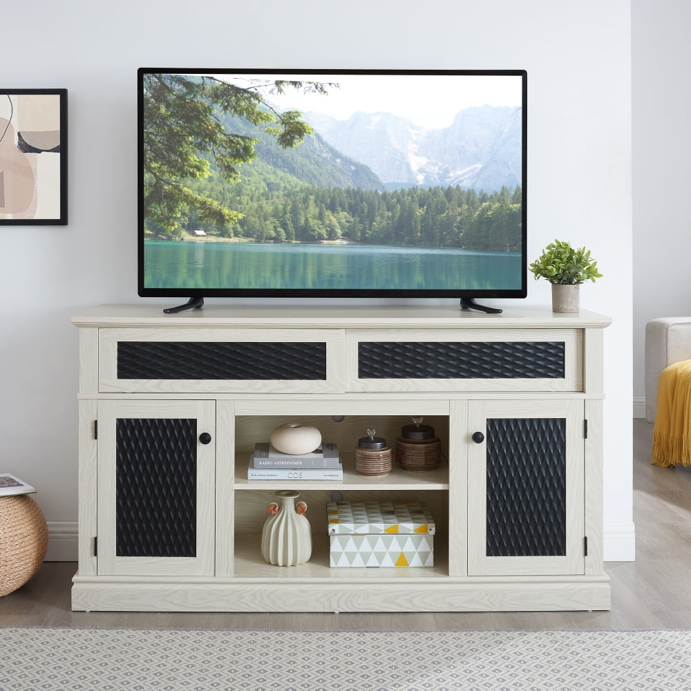 Tcbosik TV Stand for 65 inch TVs, Entertainment Center with Adjustable ...