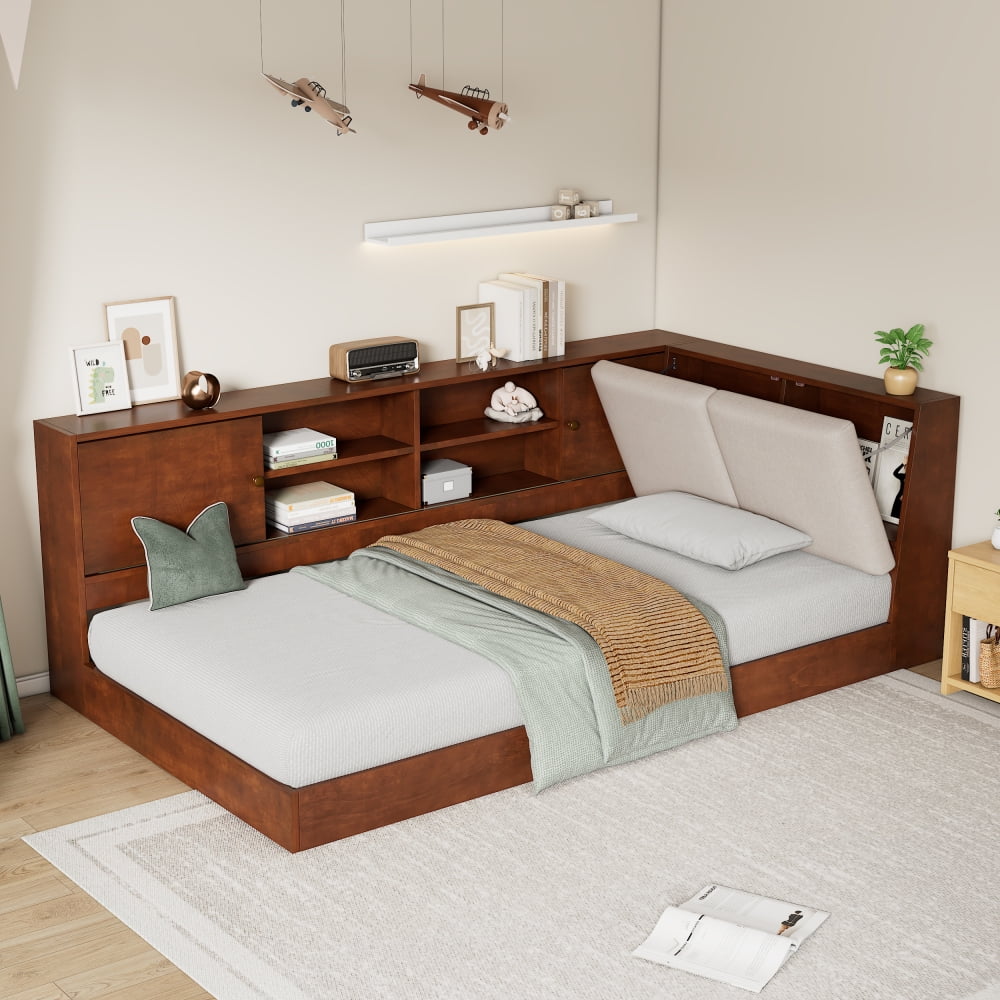 Tcbosik Twin Size Daybed with Charging Station and Bookcase ...