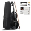 SalonMore 4/4 Violin Set, Full Size Violin Mini Electric Violin for ...