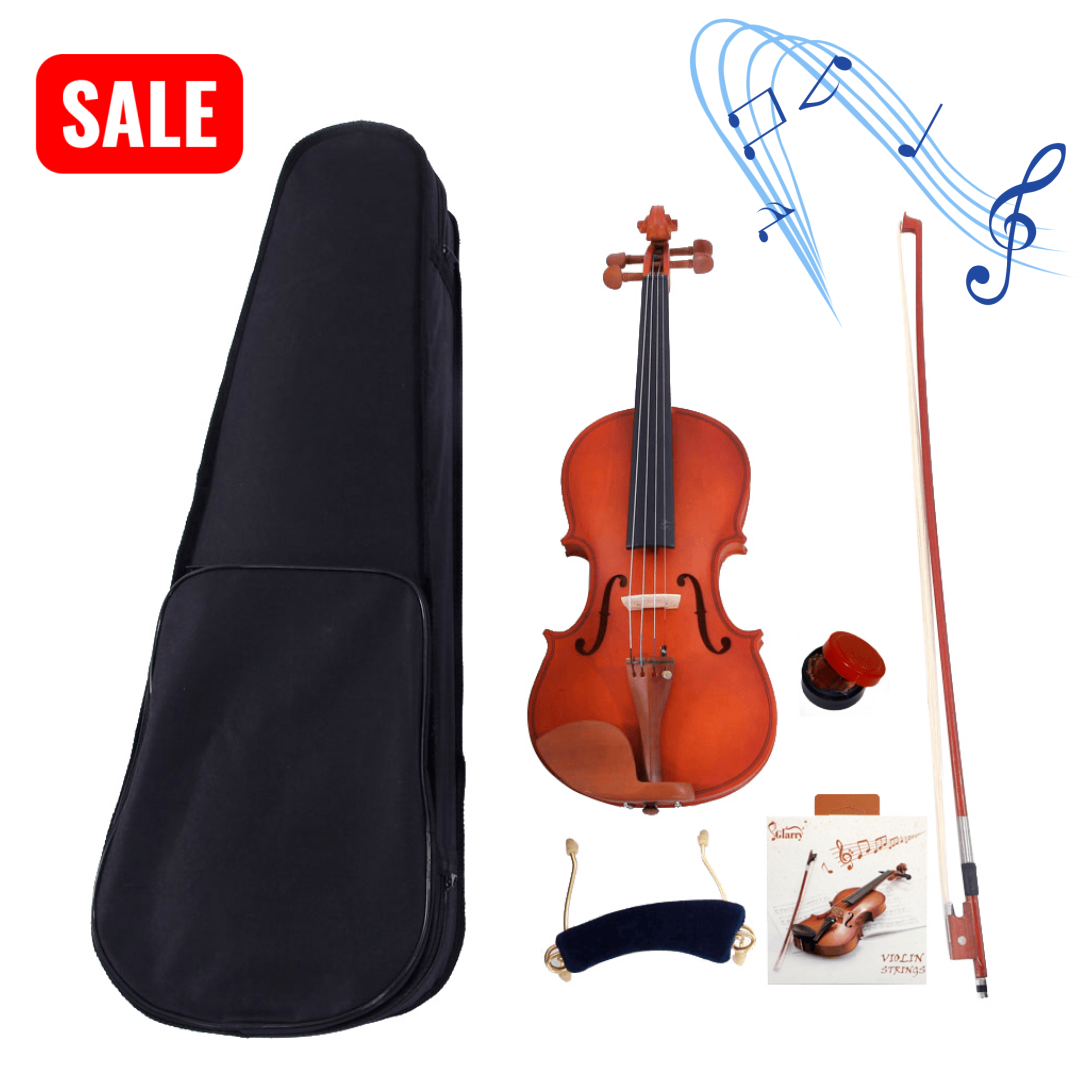 Tcbosik Violin with Case, Bow and Tuner for Beginners, Acoustic Violins ...