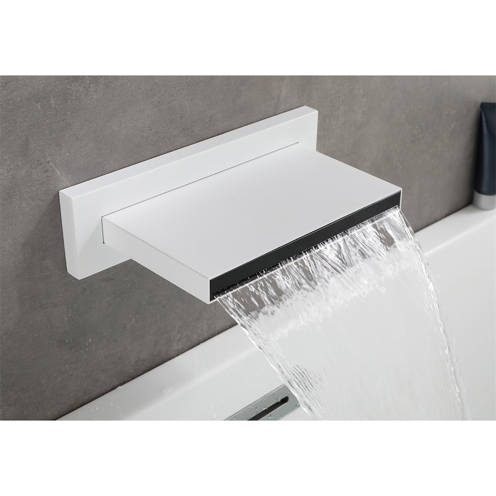 Tcbosik Waterfall Shower Tub Faucet Filler Spout for Bathroom Sink ...