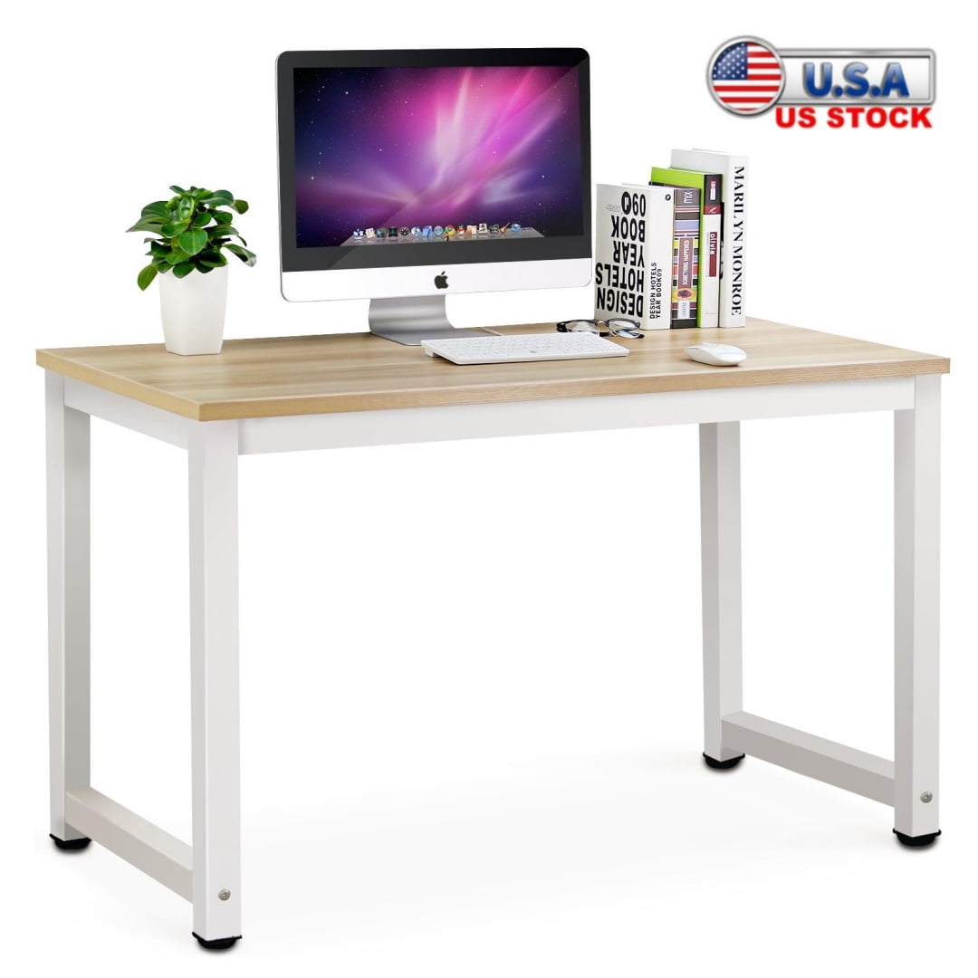 Tcbosik Wooden Computer Desk, Writing Desk, Modern Simple Style Home ...